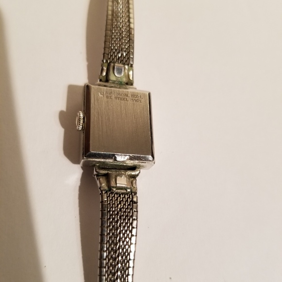 Helbros | Accessories | Ladies 7 Jewels Helbros Diamond Bezel Watch ...